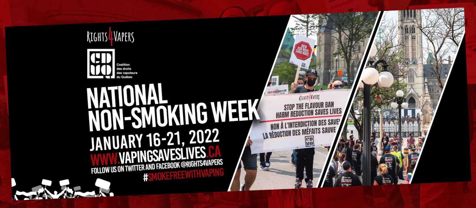 National Non Smoking Week 2022 - Rights 4 Vapers